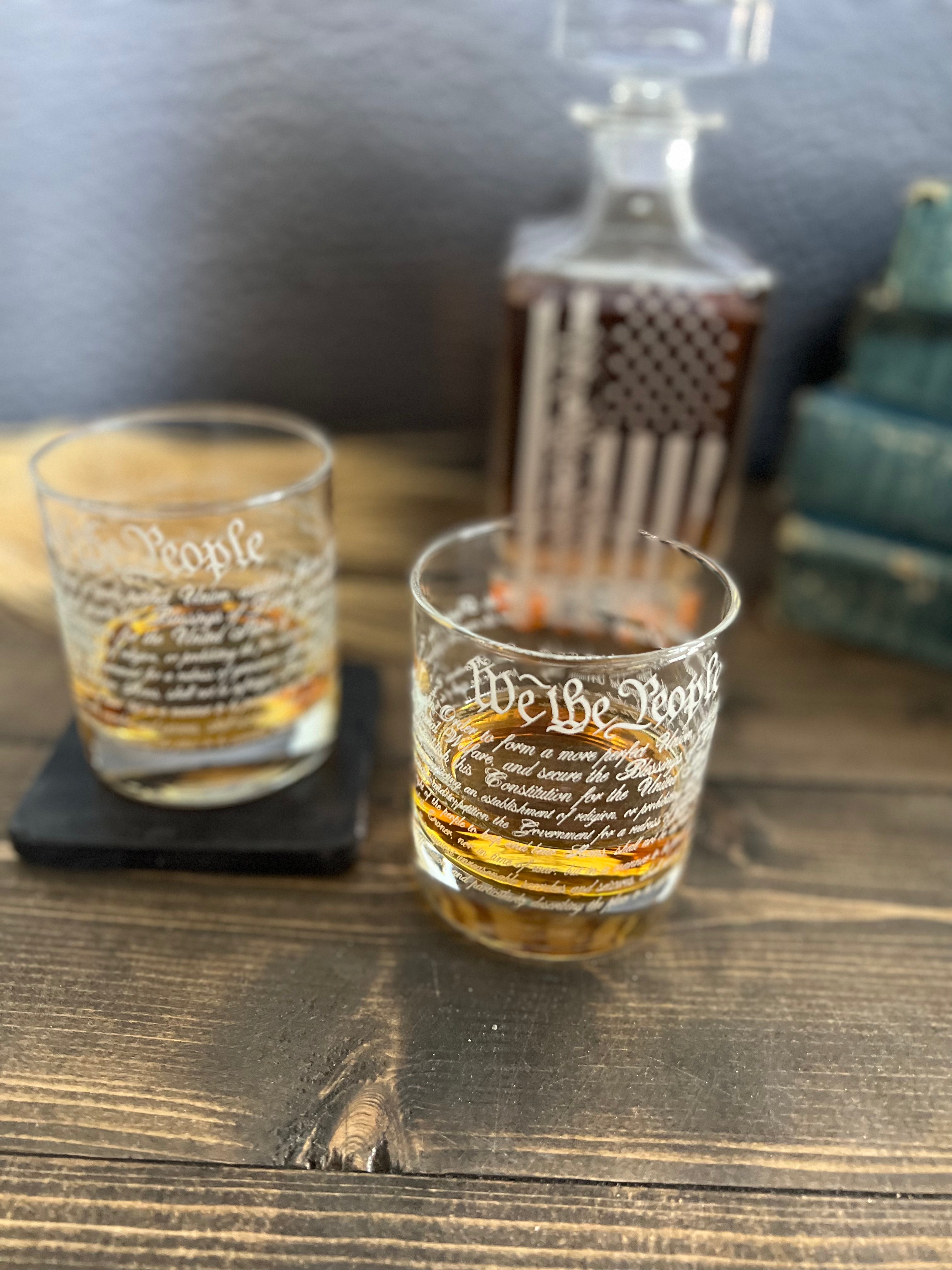 The Constitution Rocks Glass – Like No Otter Design Co